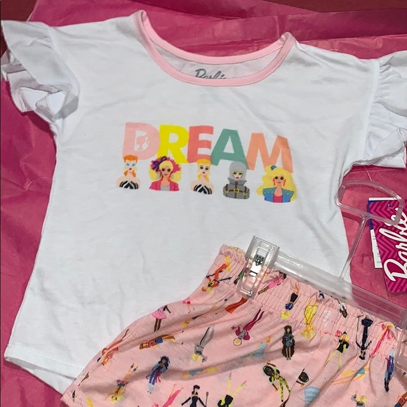 Barbie | Pajamas | Girls Barbie Pj Set | Poshmark